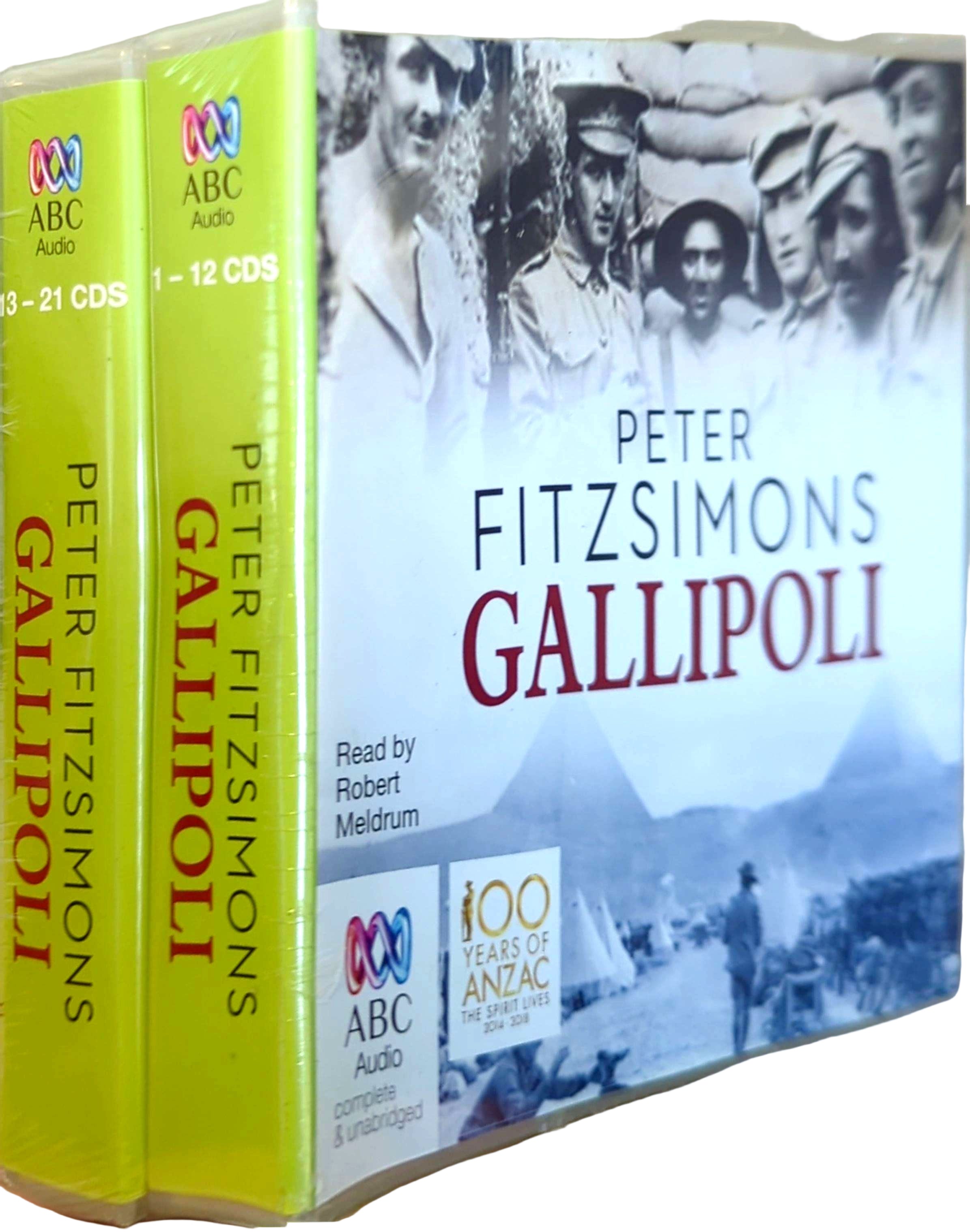 Gallipoli By Peter Fitzsimmons 21CD Audio Book (New) – Rockaway Records