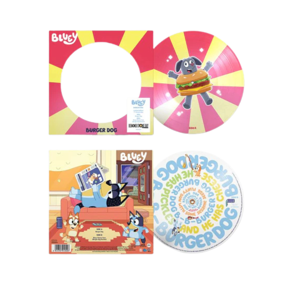 Bluey - Burger Dog RSD2025 Picture Disc 7" Vinyl Single – Rockaway Records