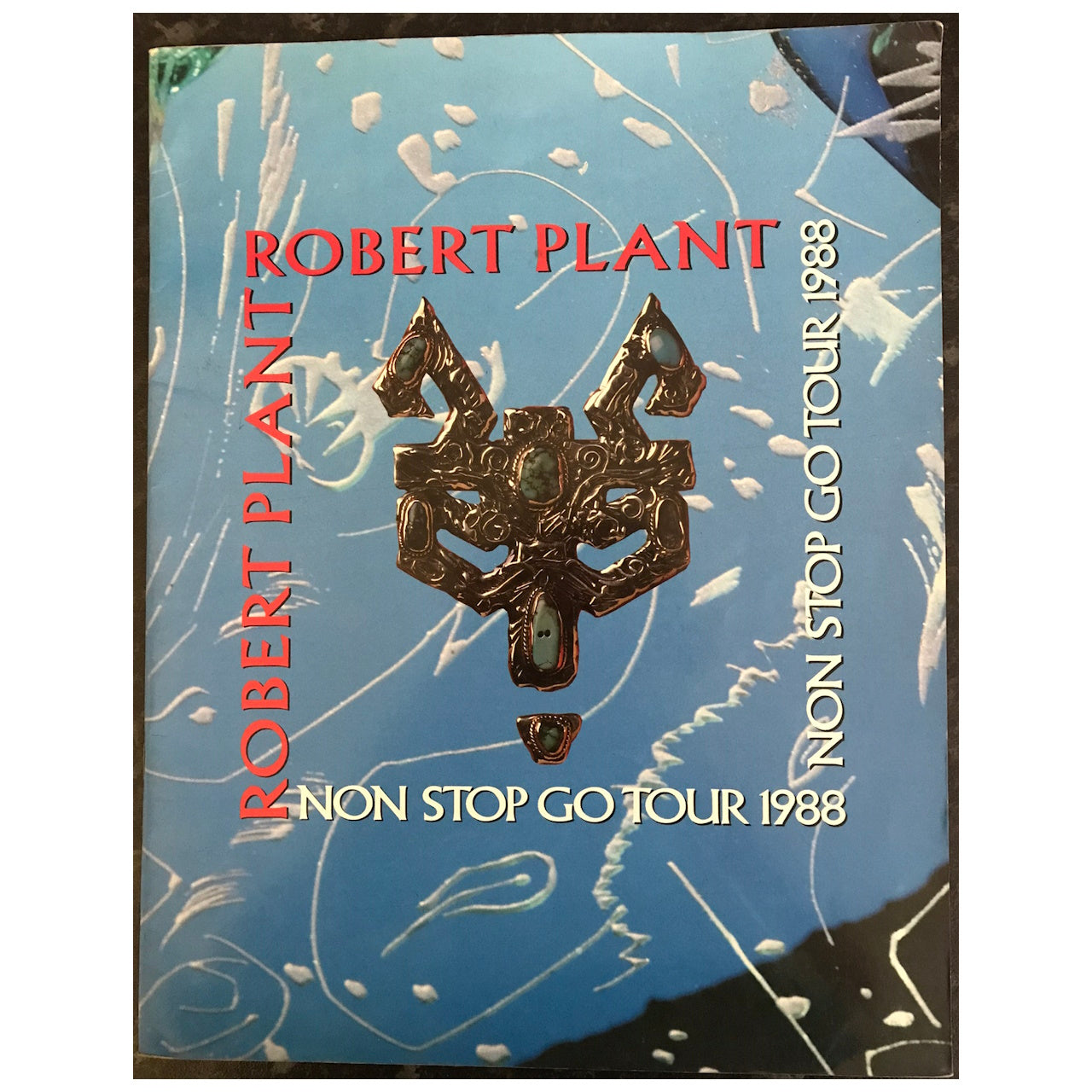 Robert Plant - Non Stop Go Tour 1988 Original Concert Tour Program ...