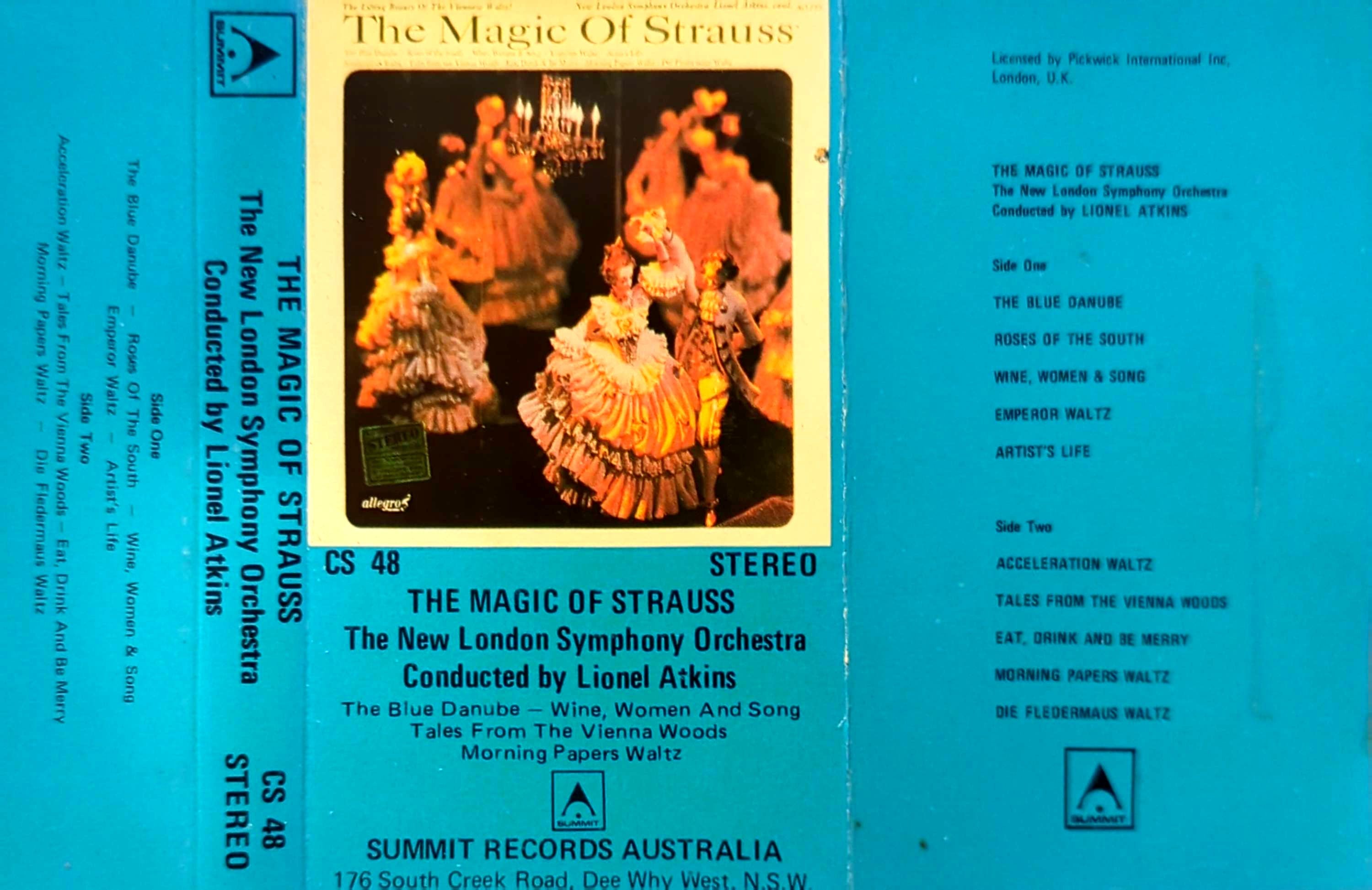 Lionel Atkins - The Magic Of Strauss Cassette Tape – Rockaway Records